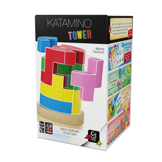 Katamino Tower Gezelschapsspel voor Kinderen - Vanaf 6 Jaar - 3D ...