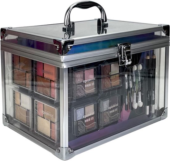 Makeup Case Colour Delights - Transparent Professional Case and ...