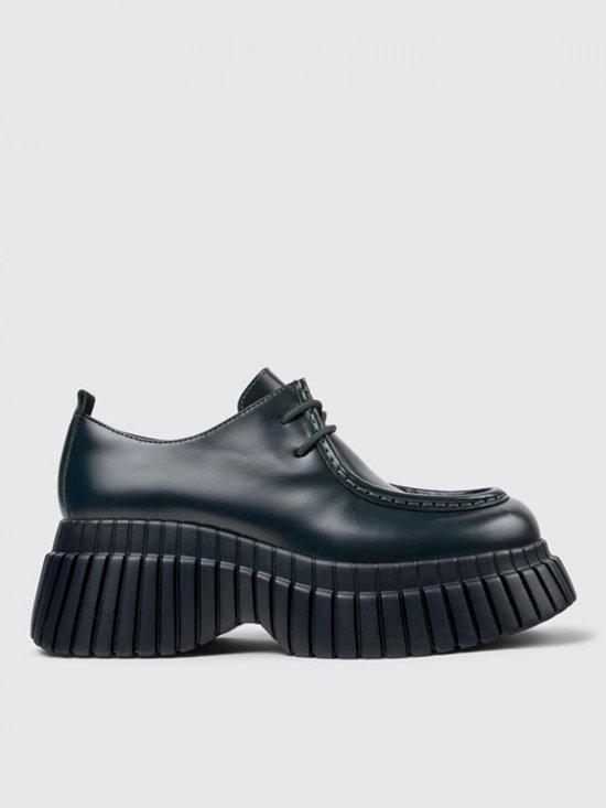 Platform Lace-Up Shoes with Unique Sole Design for Stylish Comfort | bol