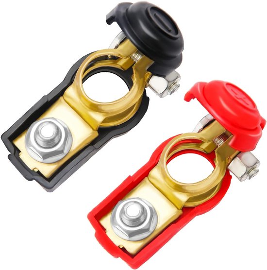 2Pcs Auto Accu Snelle Klemmen - Accu Klemmen Connector - 12V/24V Accu ...