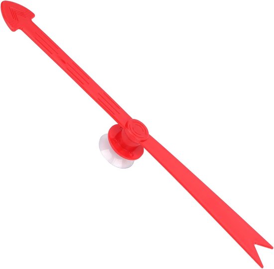 Grote Pijl Spinner - Rode Pijl Spinner met Zuignap - Verwijderbare ...
