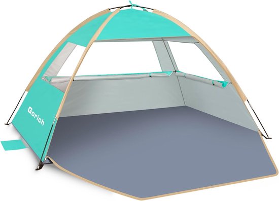 Strandtent - UV-bescherming, gemakkelijk te installeren - voor 6 tot 7 ...