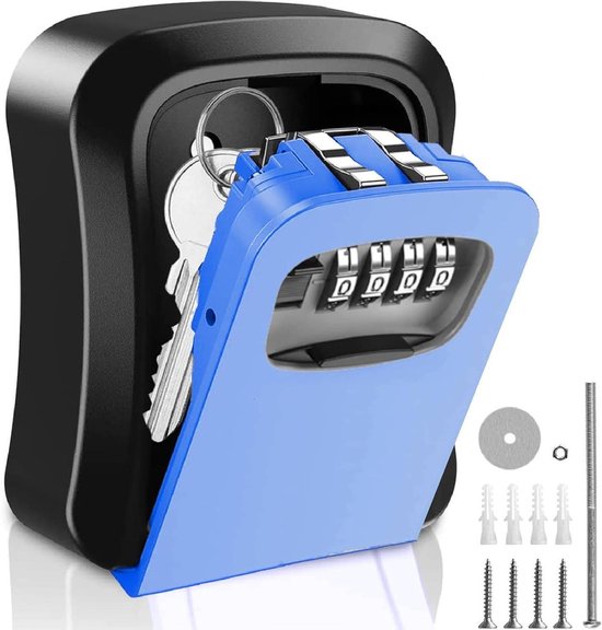 Allecto Plus - Sleutelkluis wandmontage met cijfercode voor buiten ...