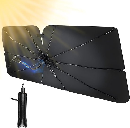 Zonwering voor Ruit - Opvouwbare Autoshade - 1 stuk - 138 x 78 cm | bol