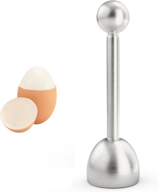 Egg Cracker Topper van roestvrij staal voor zachte en hardgekookte ...