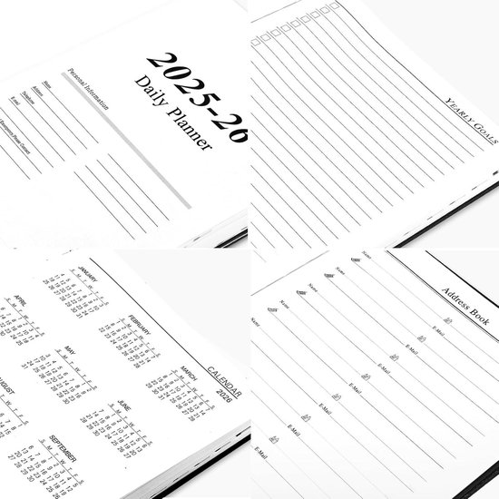 Allecto plus - Carnet A4 Agenda Familial 2025-2026 pour rendez-vous ...