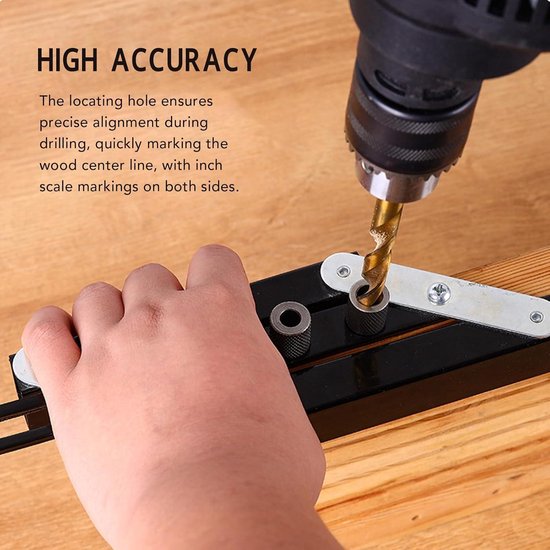 JGS Premium - Hole Punch Finder For Precise Drilling en Zelfcentrerende ...