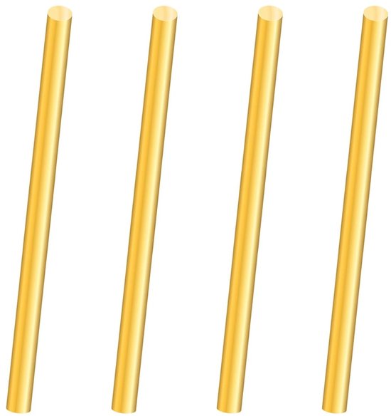 Messing Staaf 5mm x 100mm voor Draaibank & DIY - 4 Stuks | bol