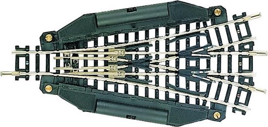 22247 N Fleischmann rails (zonder ballastbed) Driewegwissel, Elektrisch 112.6 mm 15 °... | bol.com