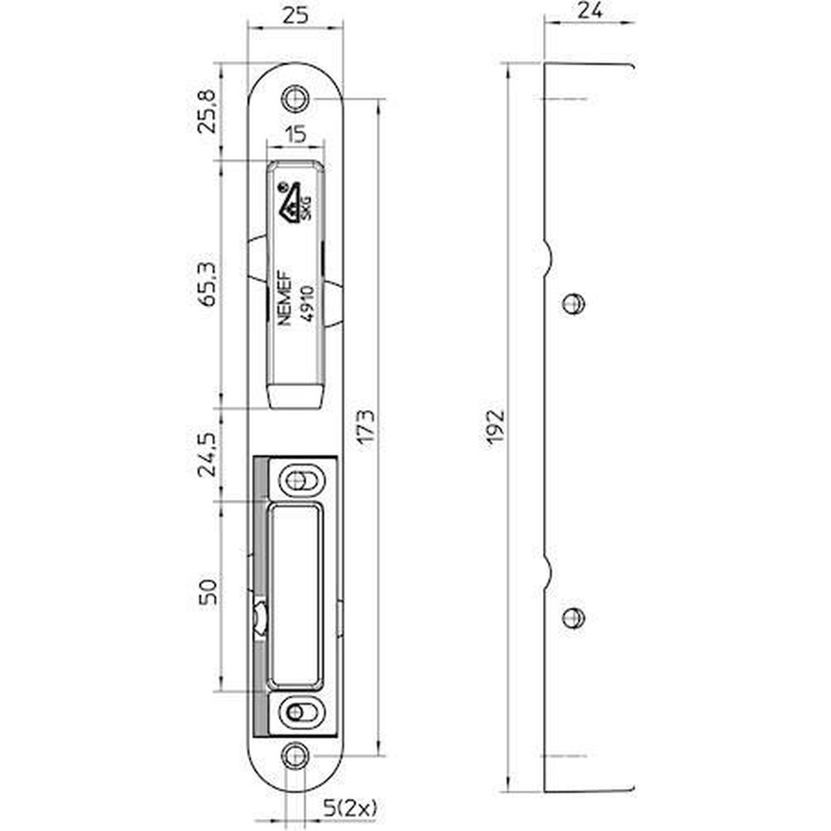 Nemef Safety bols verrouillables top lock (Prix par pièce) | bol.com