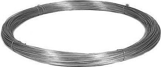 Spandraad 2.5mm 100m Verzinkt Staaldraad | bol