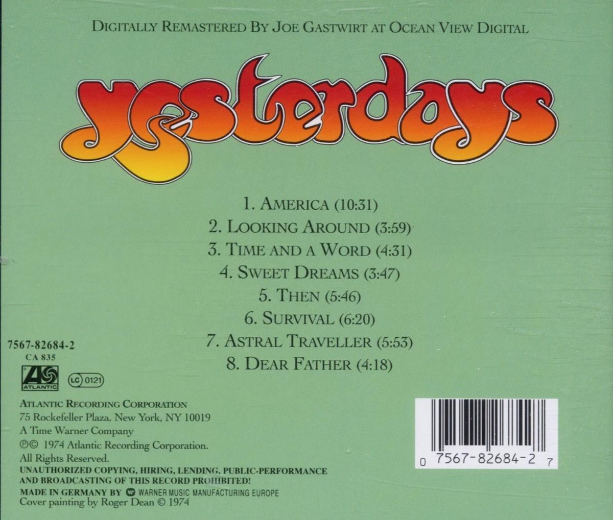 Yesterdays, Yes | CD (album) | Muziek | bol