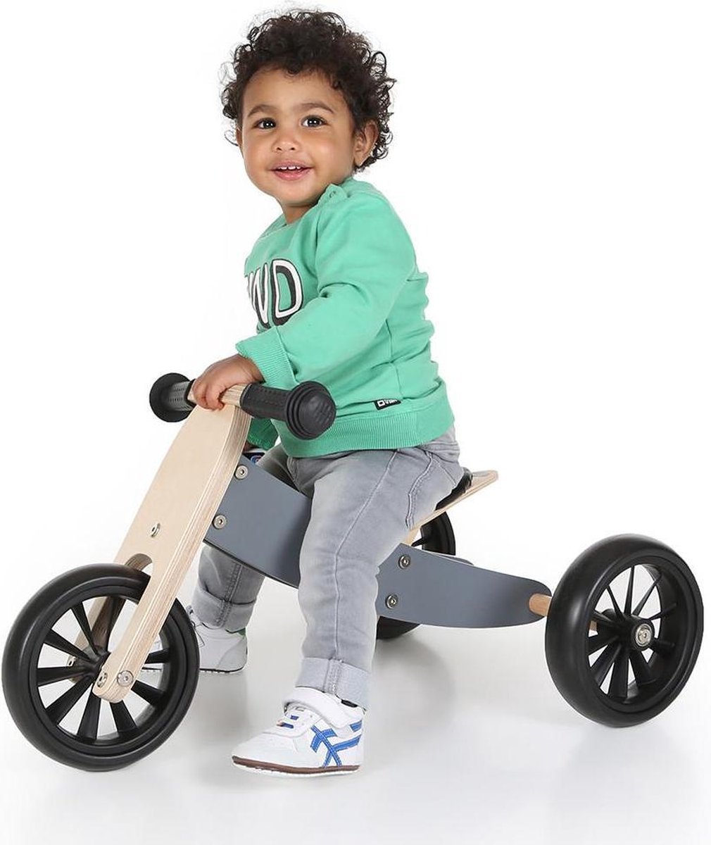 Bandits & Angels loopfiets Smart bike 4in1 grijs - 1 jaar - jongens en ...