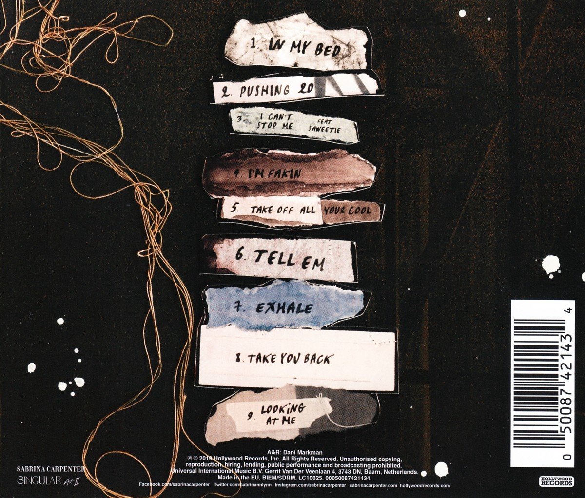 Singular Act II (CD), Sabrina Carpenter | CD (album) | Muziek | bol