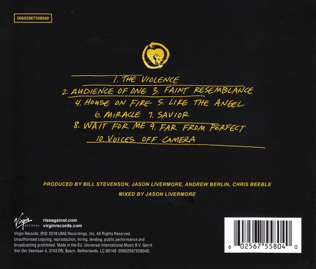 Rise Against - The Ghost Note Symphonies Vol.1 (CD), Rise Against | CD ...