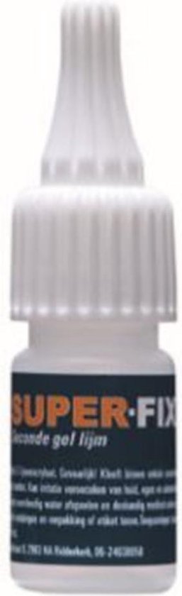 Super-Fix - Gel lijm Cyanoacrylaat lijm - 10 gram | bol