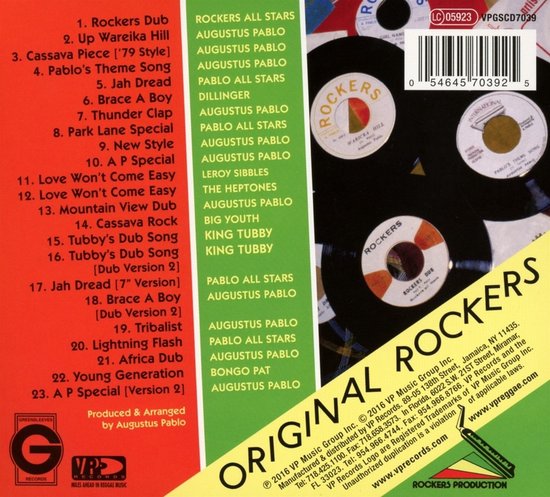 Augustus Pablo - Original Rockers (CD) (Deluxe Expanded Edition ...