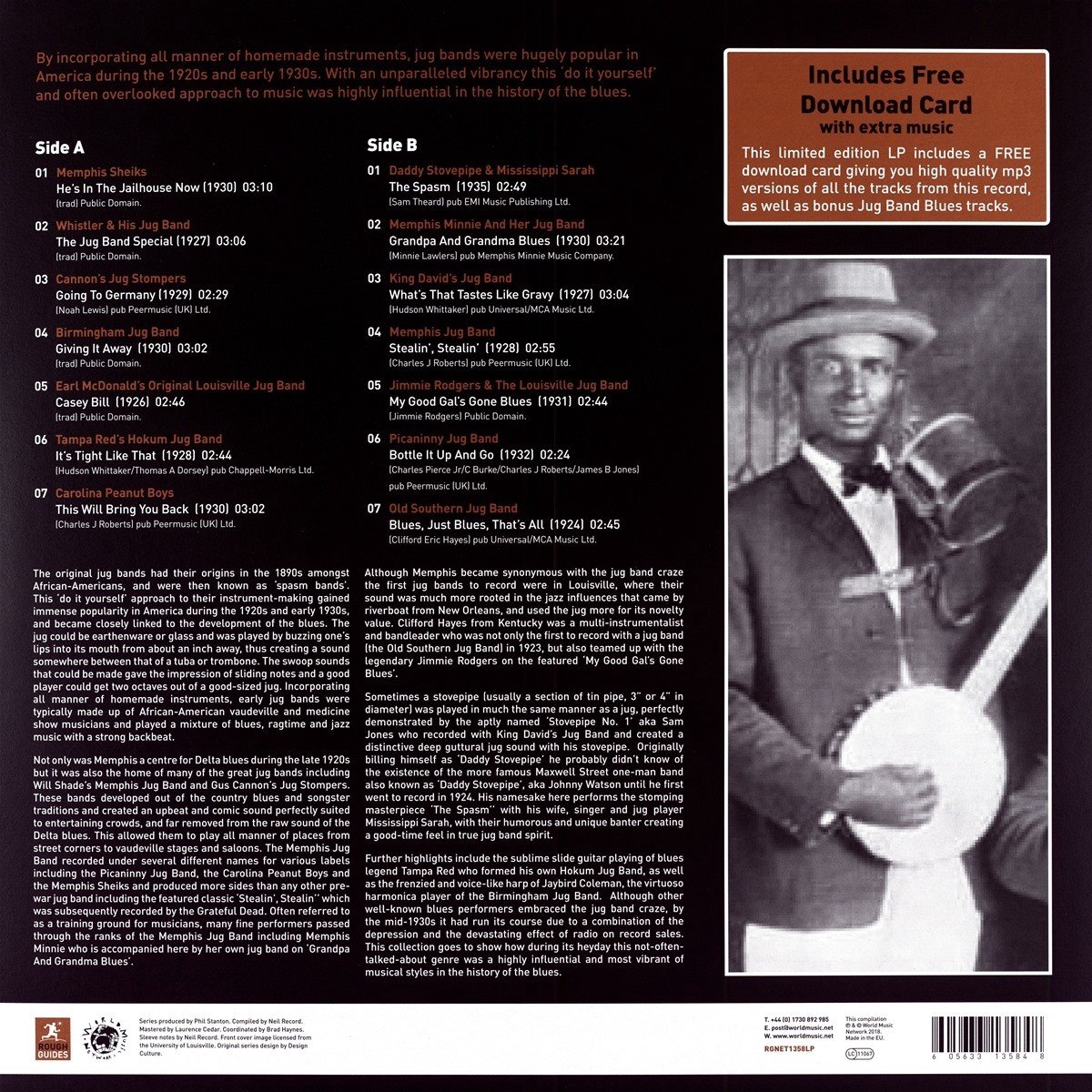 Various Artists - Jug Band Blues Reborn And Remastered. The Rough Guide ...