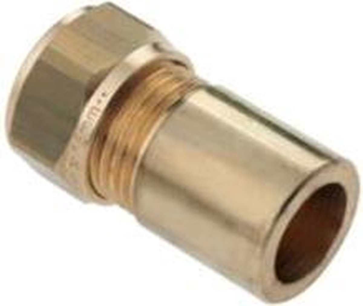Bonfix messing knelfitting renovatiekoppeling verloop 15mm x 22mm FF | bol.com