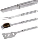 BBQ Barbecuegereedschapset - Inclusief koffer - 4-delig | bol.com