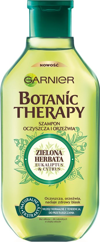 Le shampooing Botanic Therapy nettoie et rafraîchit le Thee vert 400 ml ...