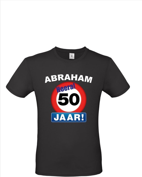 Abraham Hoera 50 jaar stopbord pop shirt/ kleding voor opvulbare pop ...
