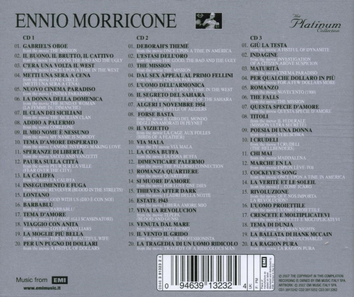 Ennio Morricone - The Platinum Collection (3 CD), Ennio Morricone | CD (album) | Muziek | bol