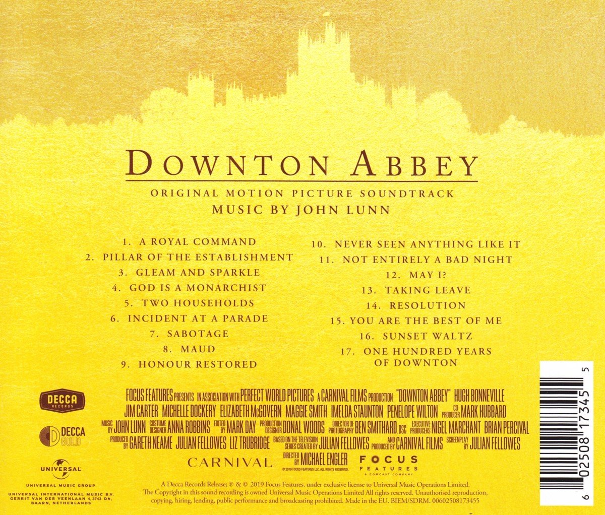 John Lunn - Downton Abbey (CD) (Original Soundtrack), Original ...