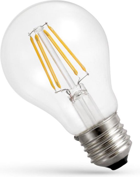 LED Filament lamp E27 - A60 - 4W vervangt 40W - 2700K warm wit licht | bol.com