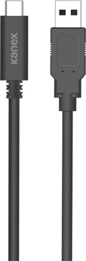 Kanex USBC to USB 3.0 Charge and Sync Cable 3.0 A 10 Gbps 1 m (Black ...