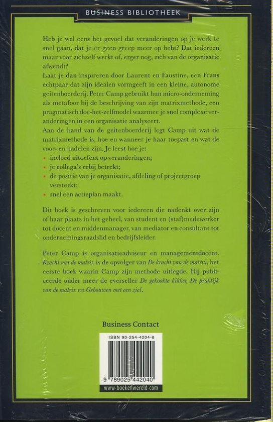 Kracht Met De Matrix, Peter Camp | 9789025442040 | Boeken | bol