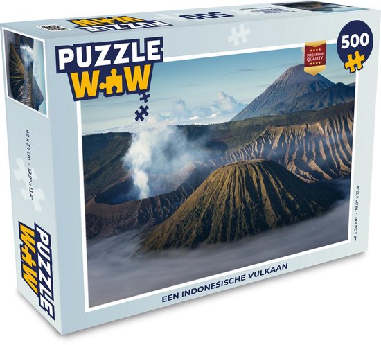 Puzzle Volcano 500 pièces - Un volcan indonésien | bol.com