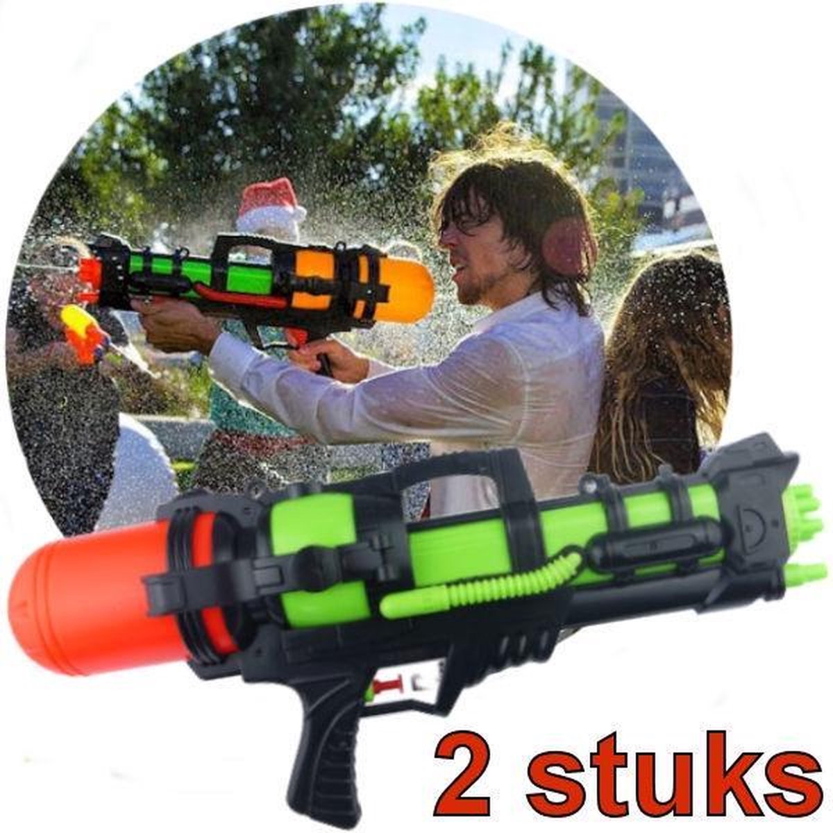 2 STUKS | XL Waterpistolen - Super soaker waterpistool - Jumbo ...