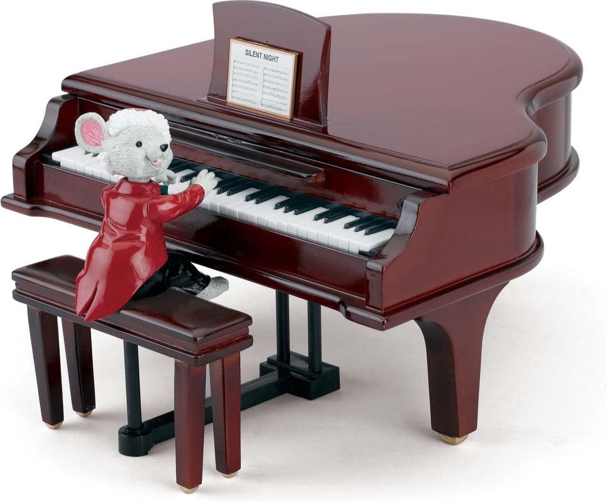 Mr. Christmas - Maestro Mouse With Baby Grand Piano | bol.com