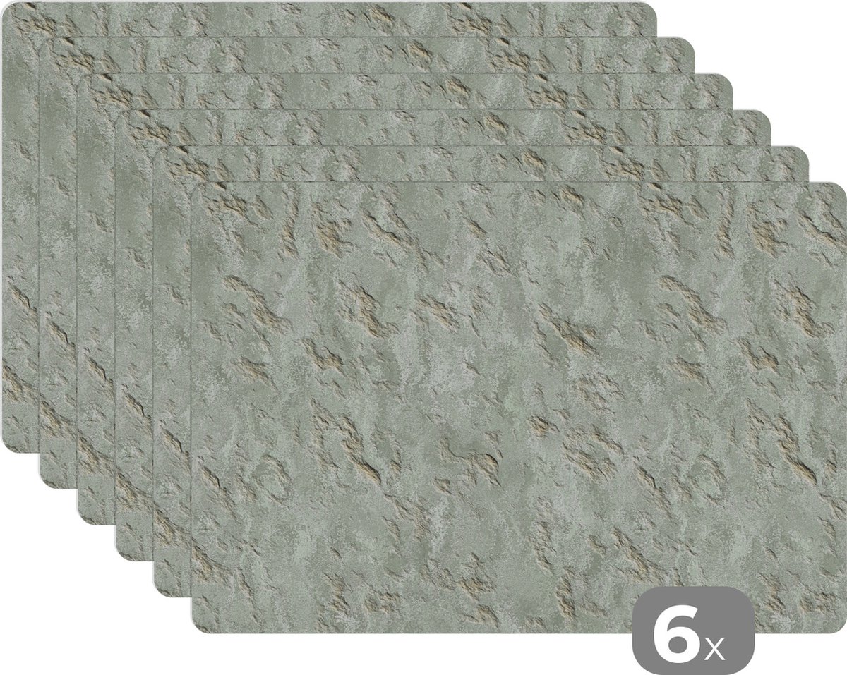 Placemat - Gips - Structuur - Patronen - 45x30 cm - 6 stuks ...