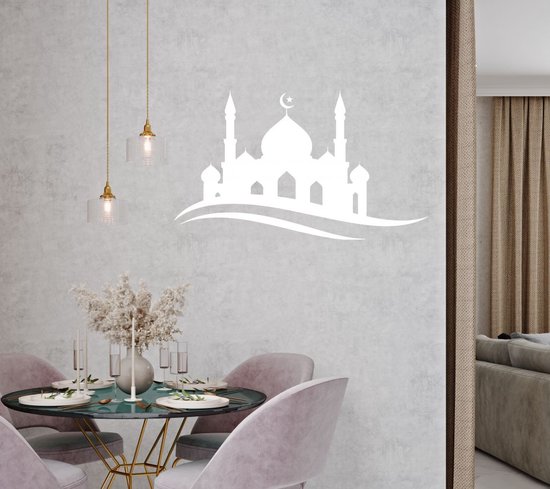 Stickerheld - Muursticker Moskee - Cami - Woonkamer - Religie - metjit ...