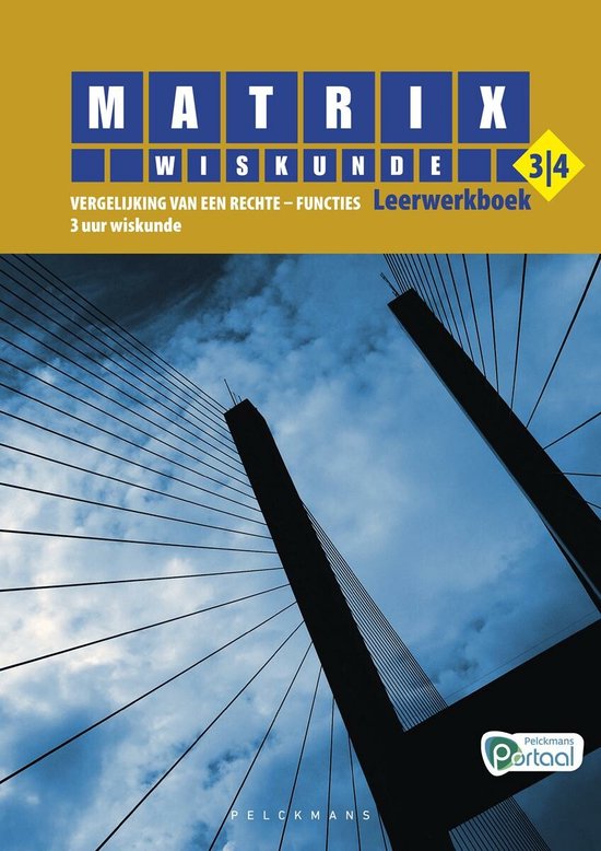 Matrix Wiskunde 3/4 Vergelijking van een rechte - Functies 3 uur ...