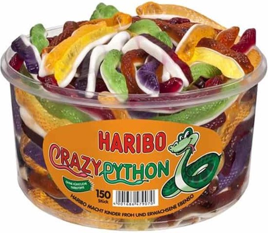 Haribo - Crazy Python - 150 pieces | bol