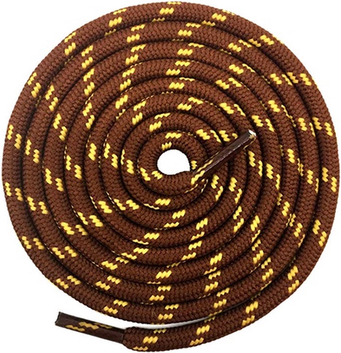 Bruin gele ronde schoenveters | Lengte: 90cm | Dikte: 4,5mm | bol.com