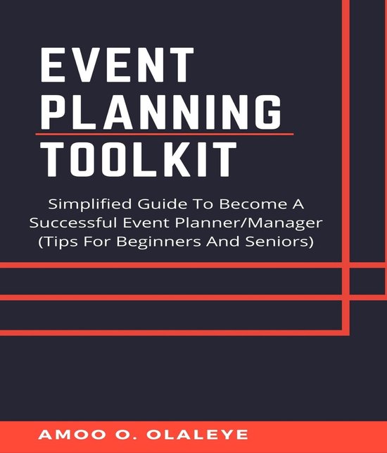 Event Planning Toolkit (ebook), Amoo O. Olaleye | 9781685220617 ...