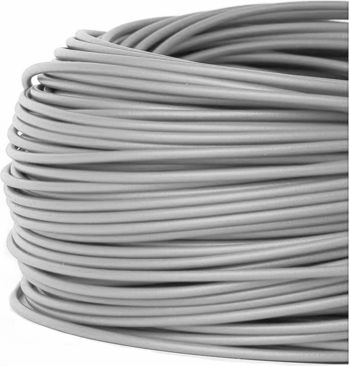 Nova Montage Snoer - 0.75 mm² - 100 meter - Grijs | bol.com