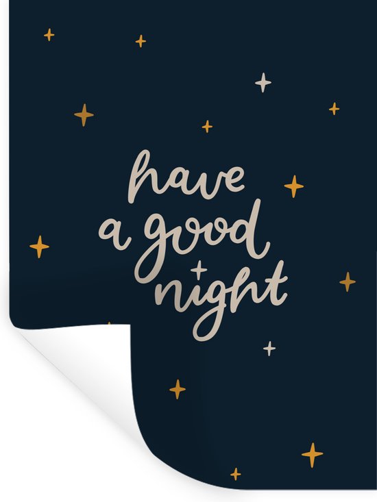 Muurstickers - Sticker Folie - Quotes - Have a good night - Spreuken ...