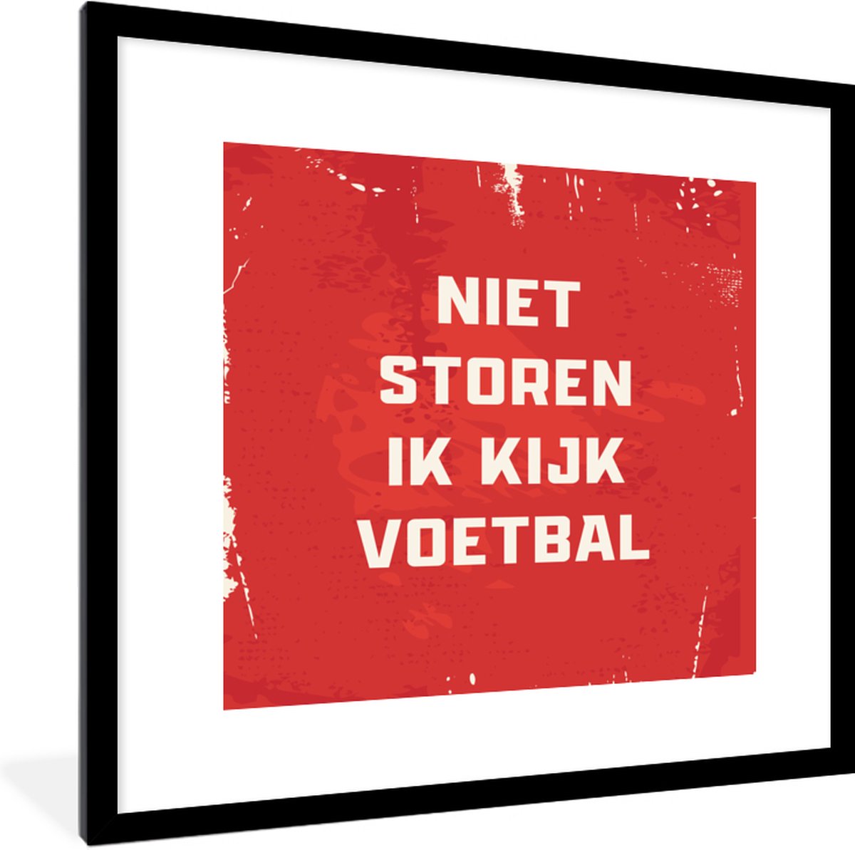 Fotolijst incl. Poster - Spreuken - Quotes - Niet storen ik kijk ...