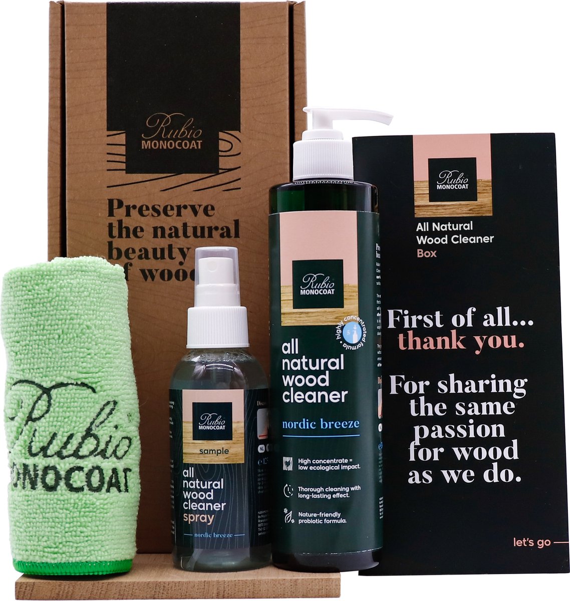 Rubio Monocoat All Natural Wood Cleaner Box - Vloerreiniger voor Hout ...