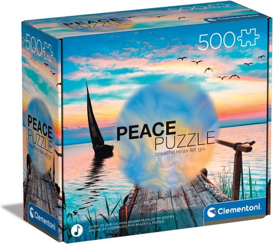 Clementoni Puzzels voor volwassenen - Peace Puzzle - Peaceful Wind ...