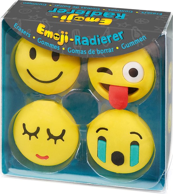 Moses Gummen Emoticons 4 Stuks 3 Cm Geel | bol
