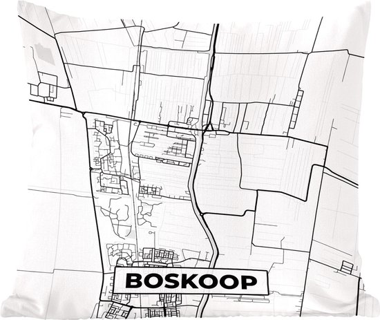 Sierkussens - Kussentjes Woonkamer - 60x60 cm - Plattegrond - Boskoop ...