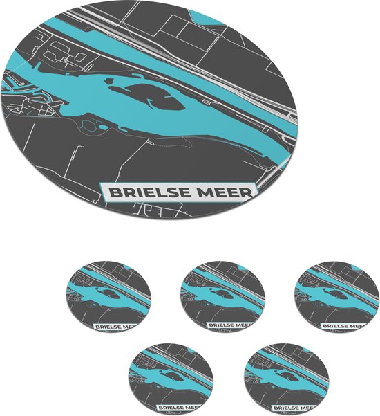 Onderzetters voor glazen - Rond - Nederland - Brielse Meer ...