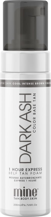 Minetan - Dark Ash Self Tanning Foam for Dark Tan (1 Hour Express Tan ...