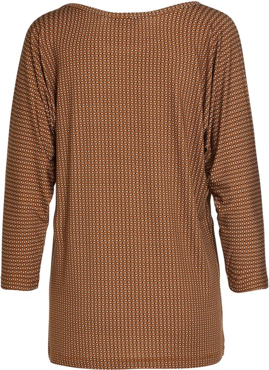 ESSENZA Donna Hannah Top 3/4 Mouw Cashew - S | bol